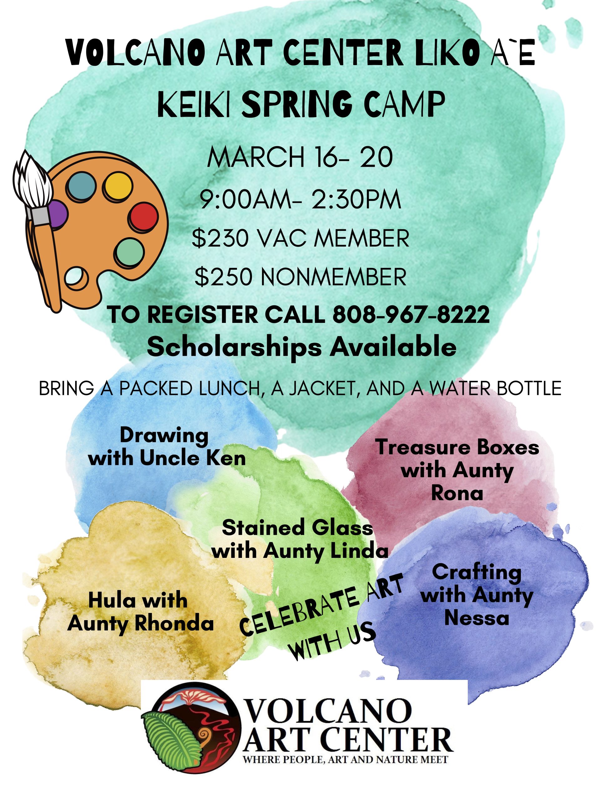 Liko A’e Keiki Spring Camp – Volcano Art Center